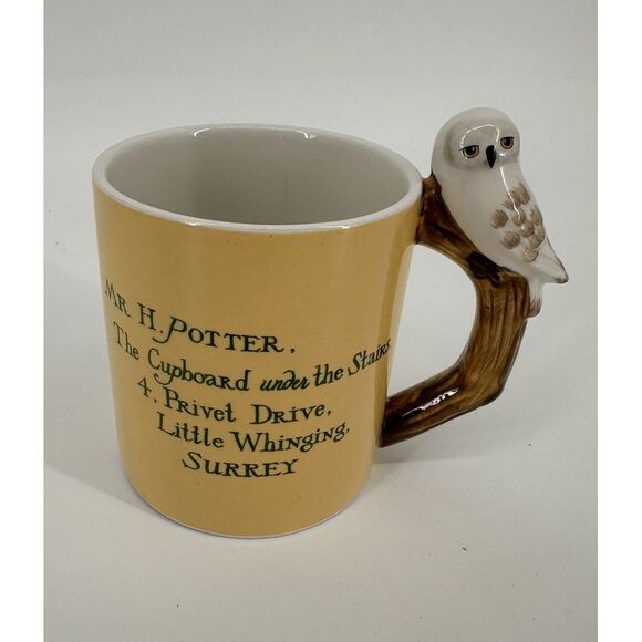 Dining | Harry Potter Hogwarts Cupboard Under The Stairs Hagrid Owl Mug ...